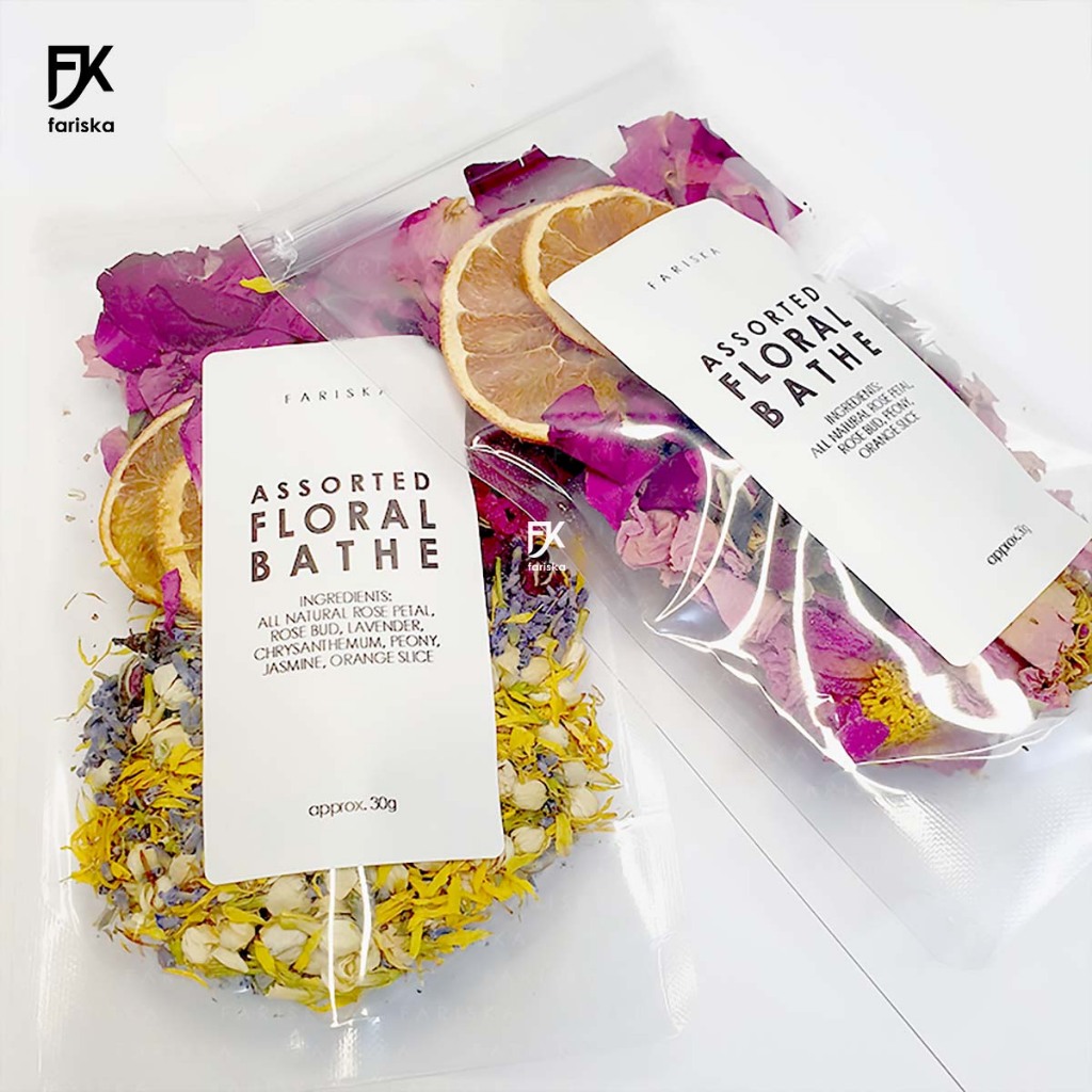 Flower Bath Spa Mandian Aura 7 Bunga | Natural Floral Bath Soak ...