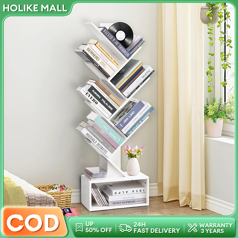 Tree-Shaped Bookshelf Desktop Storage Rack Simple Shelf Student Desk ...