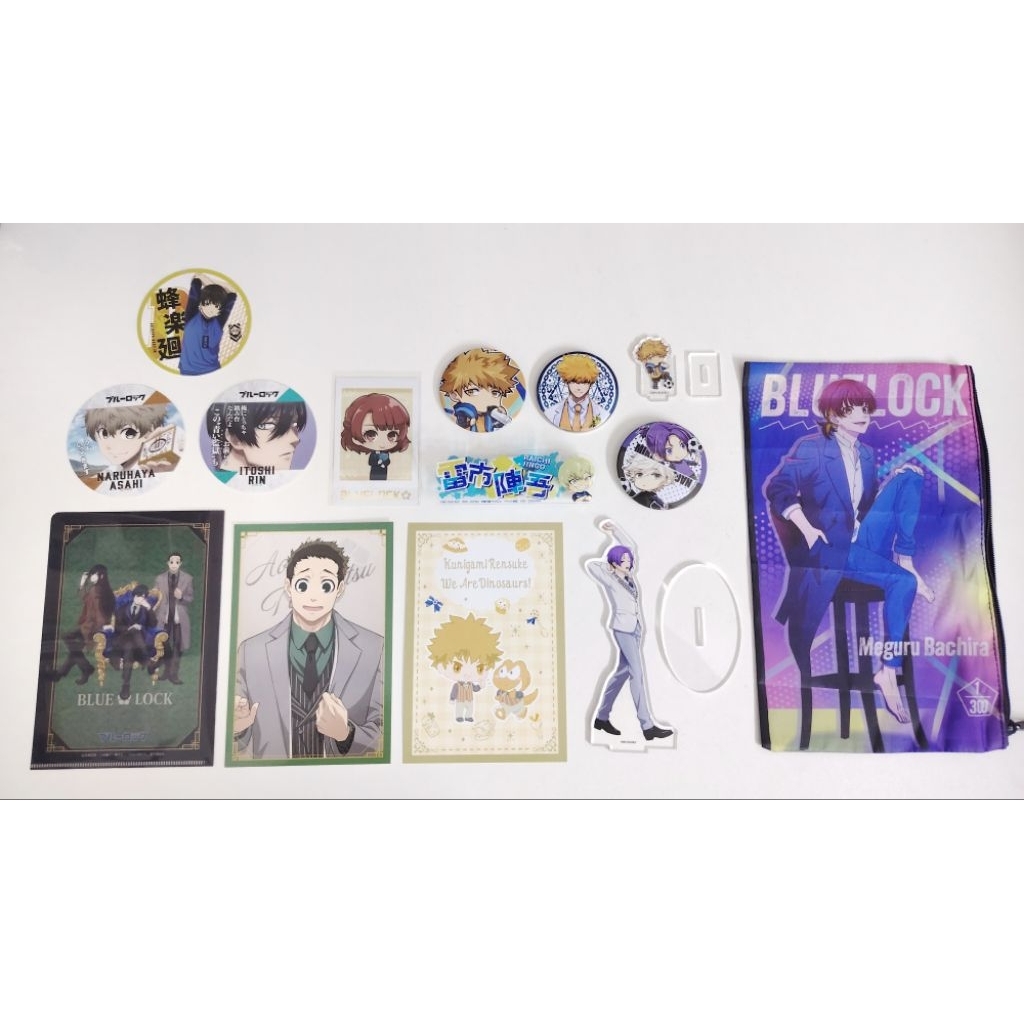 12/11 Blue Lock official merch (1/5) Bachira Reo Rin Kunigami Raichi ...