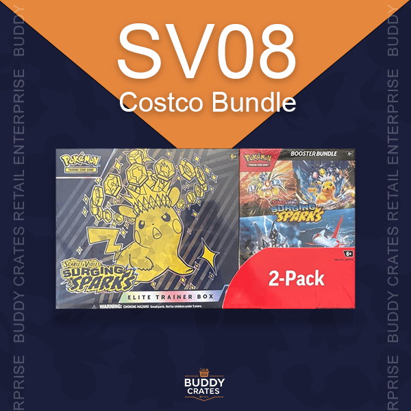 Pokemon SV08 Surging Spark(Pikachu) Costco Bundle (Elite Trainer Box ...