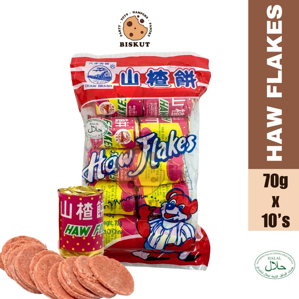 Train Brand Haw Flakes 70g x 10’s | Shopee Malaysia