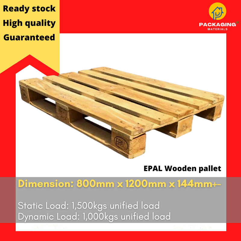 EPAL | IPPC Kayu Wooden Pallet - Second Hand (800 x 1200 x 144mm ...