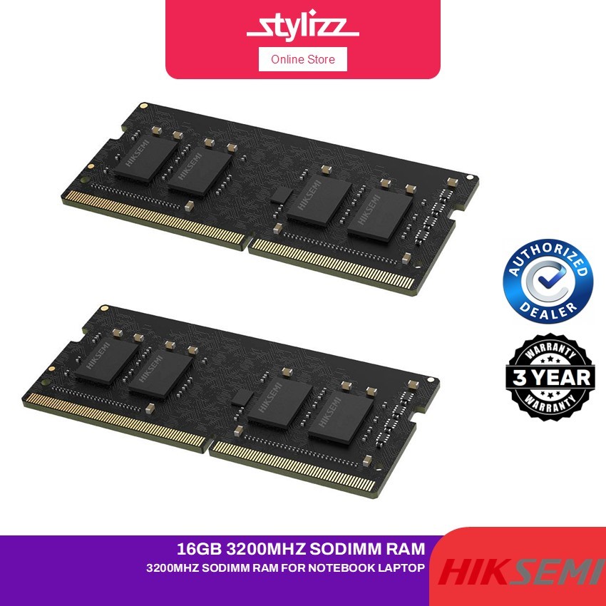 Hiksemi Hiker Ram Sodimm for Laptop Notebook DDR4 3200mhz 16GB 8GB ...