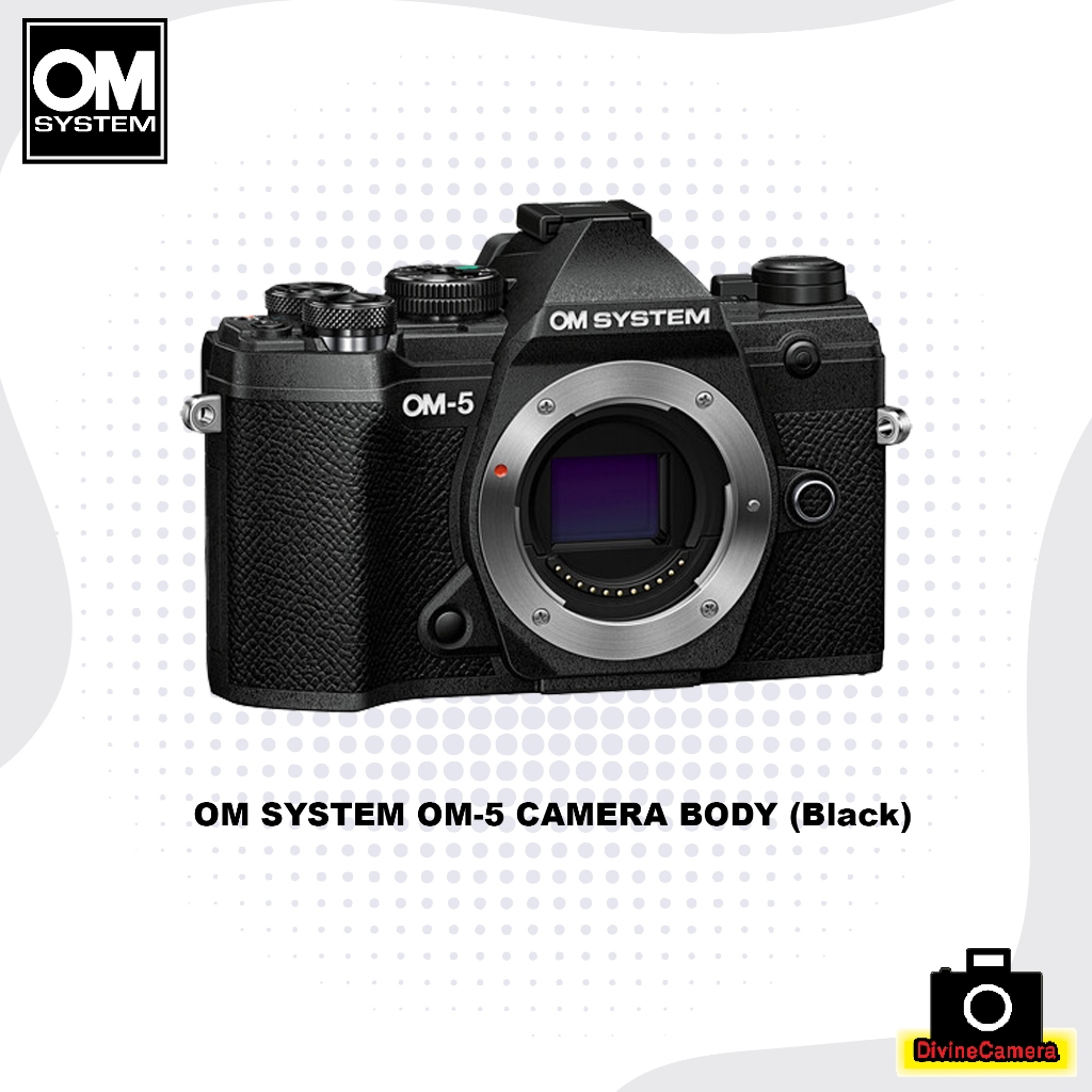 OM SYSTEM OM-5 Mirrorless Camera BODY BLACK/SILVER | Shopee Malaysia