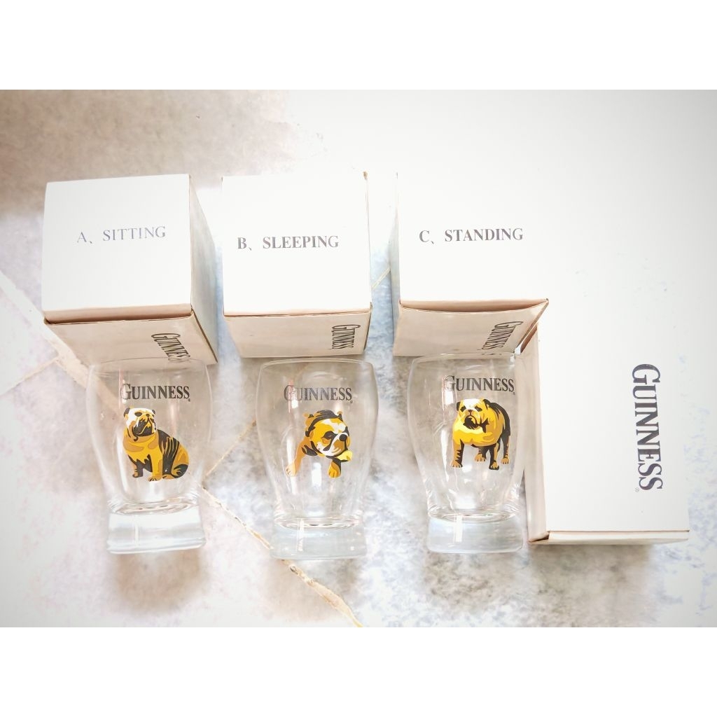 Guinness Mini Cup Glass Vintage Limited Edition | Shopee Malaysia