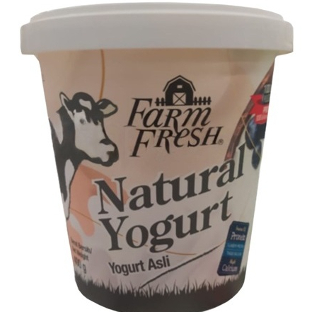 Farm Fresh Healthier Choice Natural Yogurt Asli 400g | Shopee Malaysia