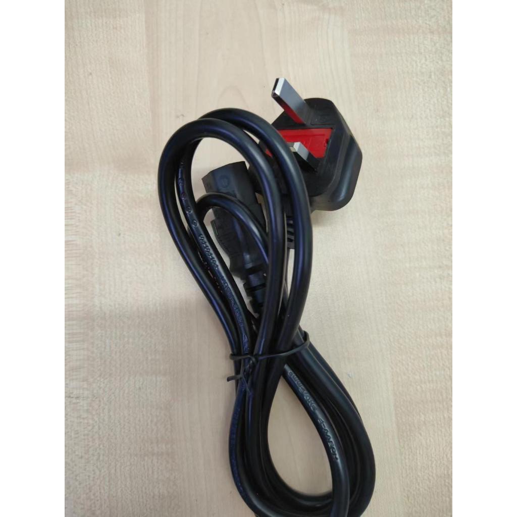 Power Cord Desktop Cable 1.5M Copper Cable 0.5mm(Max 300watt) | Shopee ...