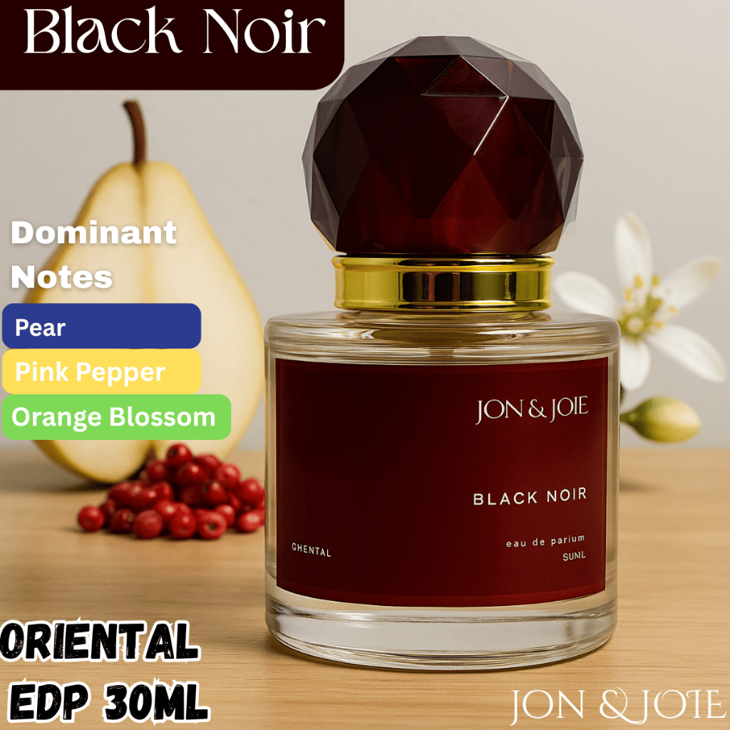 JON&JOIE (1) BLACK NOIR Eau de Parfum (30ml) tahan lama, Perfume ...