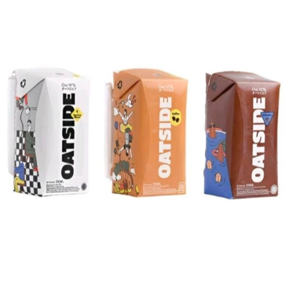 OATSIDE Barista/Chocolate/Latte Oat Milk 200ML (1 Pack / 3 Packs ...