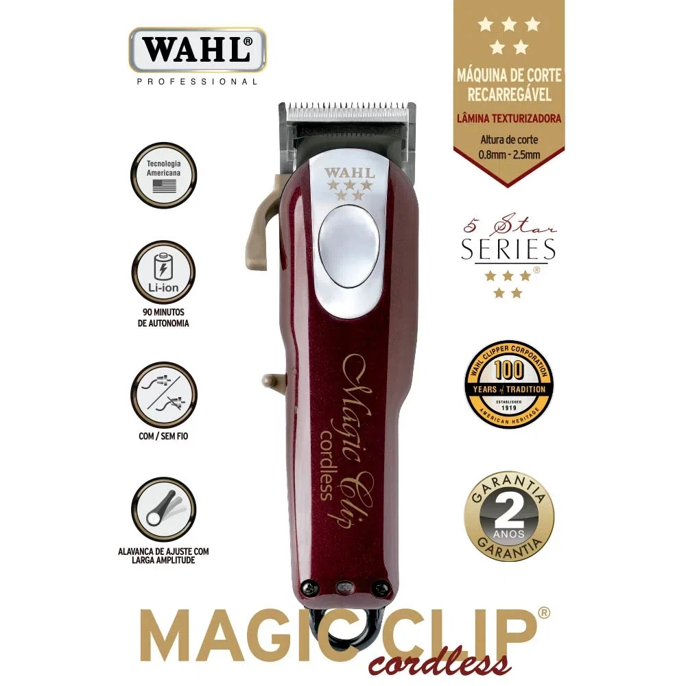 Wahl Professional Model 8148 Super Taper Magical Wireless Hair Cutter ...