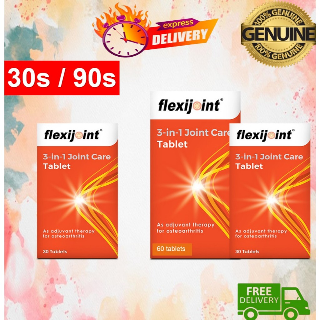 FLEXIJOINT 3-IN-1 JOINT CARE TABLET 30s / 90s | Shopee Malaysia