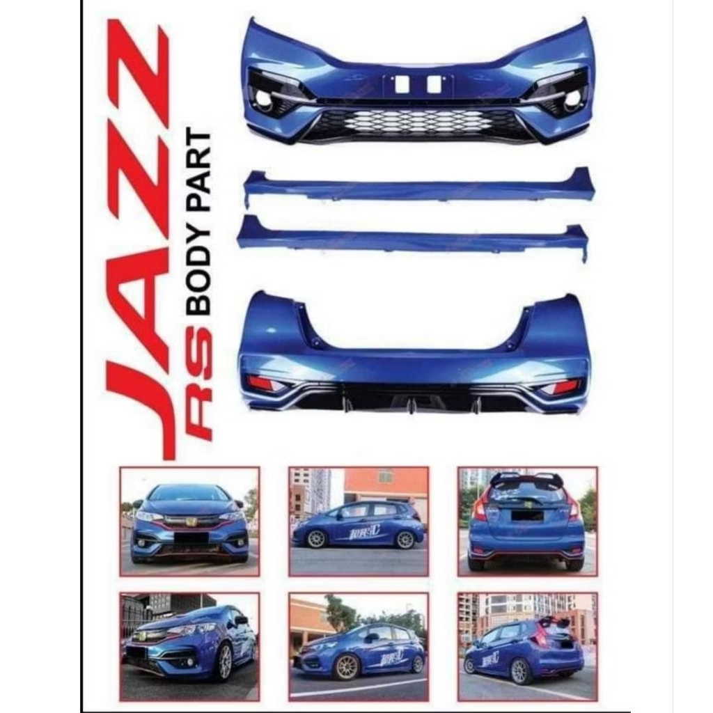 Honda jazz gk FLRS front bumper full set | Shopee Malaysia