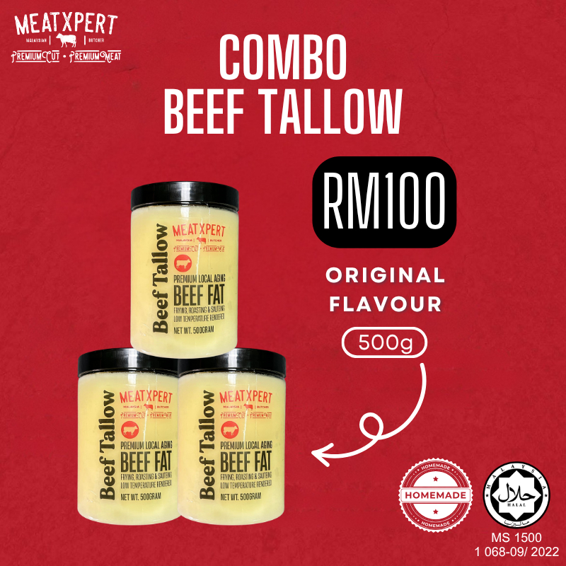 Beef Tallow Meatxpert Combo 3 botol RM 100 | Halal Certified | Muslim ...