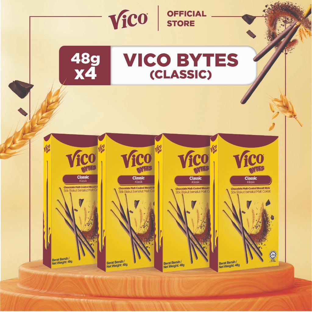 Vico Bytes Classic (48g x 4 boxes) | Shopee Malaysia