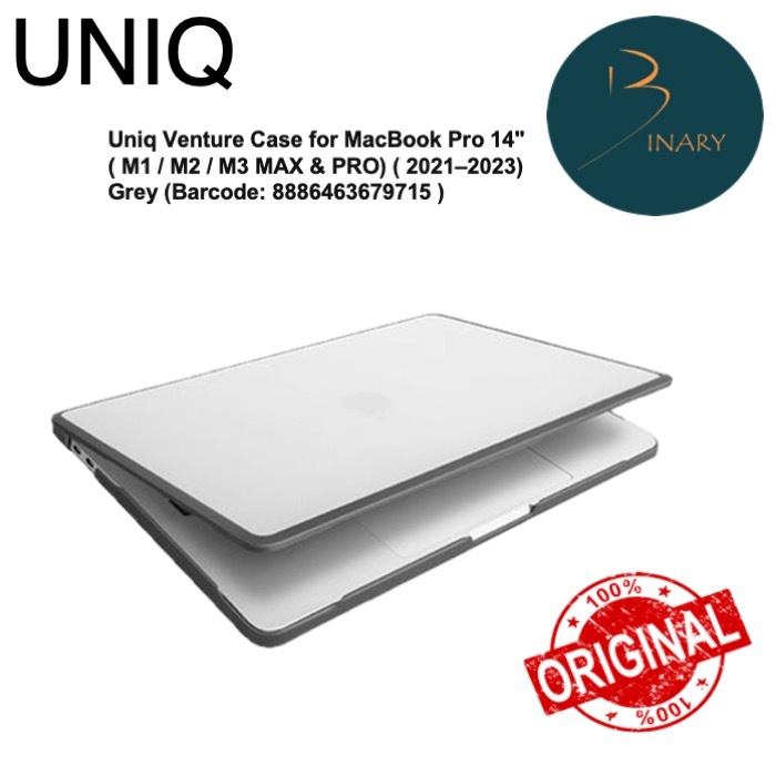 Uniq Venture Case for MacBook Pro 14" ( M1 / M2 / M3 MAX & PRO) ( 2021 ...