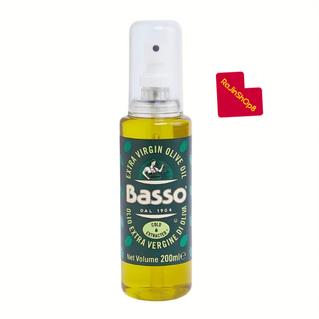 BASSO Extra Virgin Olive Oil Spray 200ml | Premium Extra Virgin Olive ...