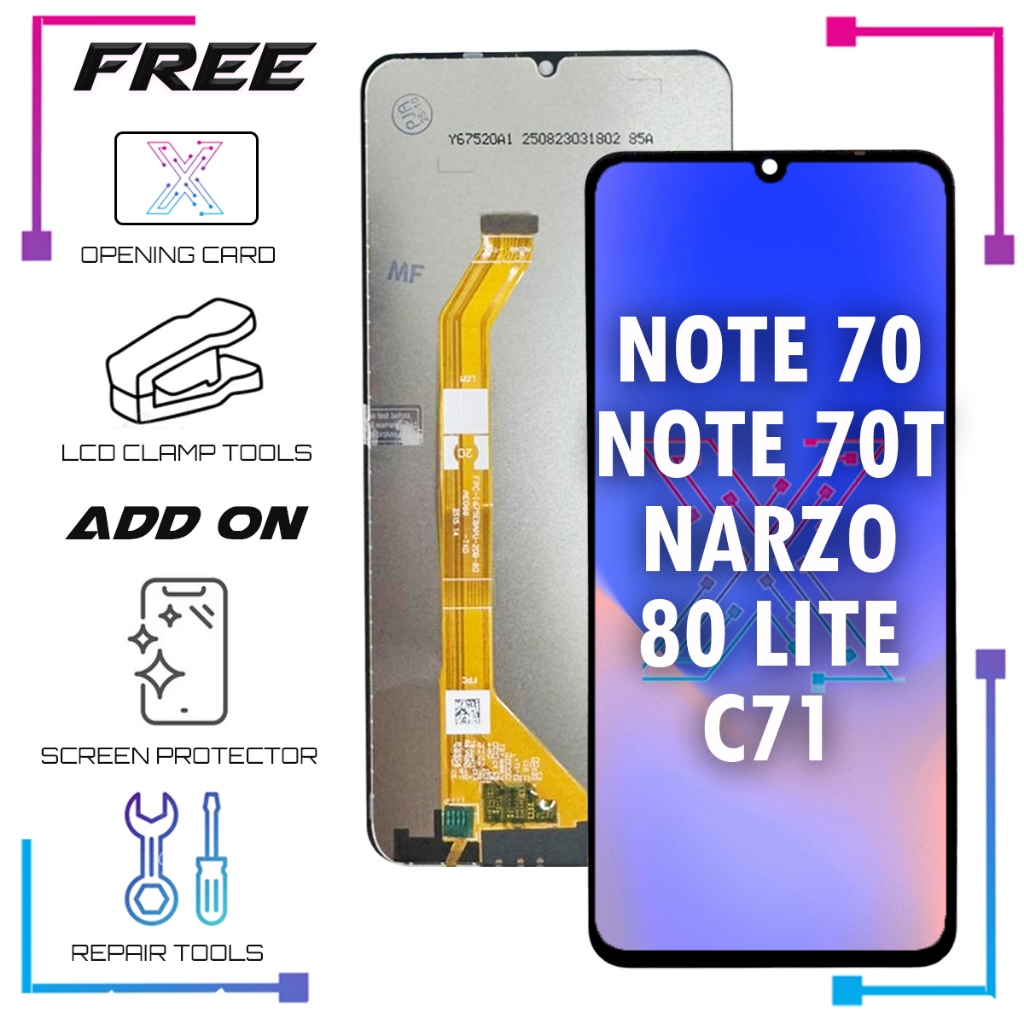 LCD For REALME NOTE 70 / REALME NOTE 70T / REALME NARZO 80 LITE ...