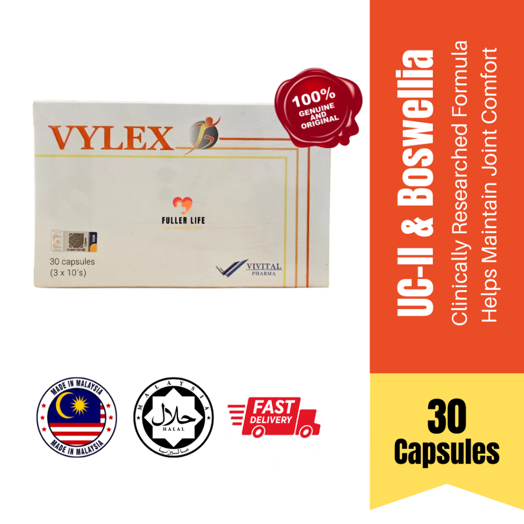 VIVITAL PHARMA Vylex Capsules (30s) | UC-II & Boswellia for Joint ...
