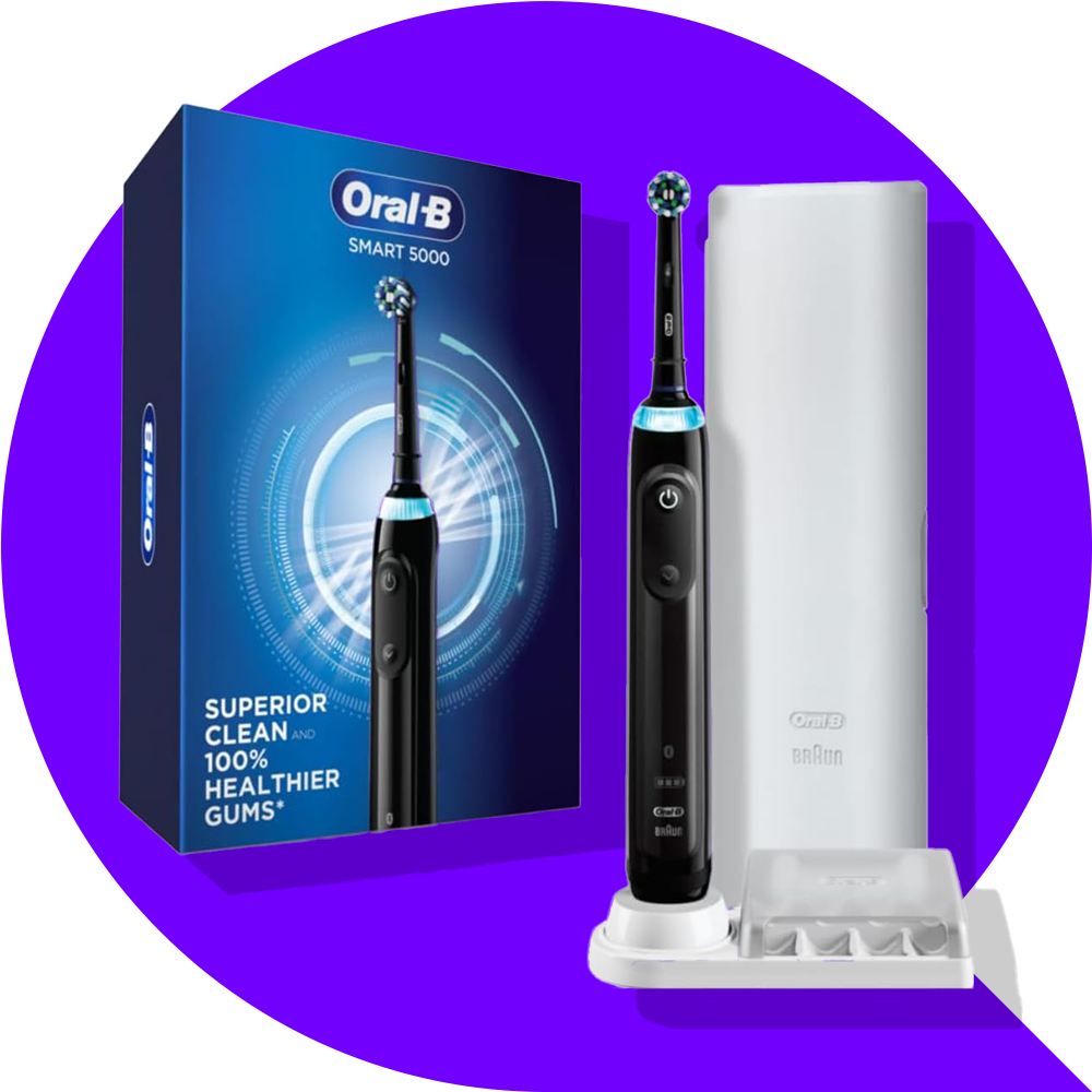Oral-B Pro 5000 Smartseries Power Rechargeable Electric Toothbrush with ...