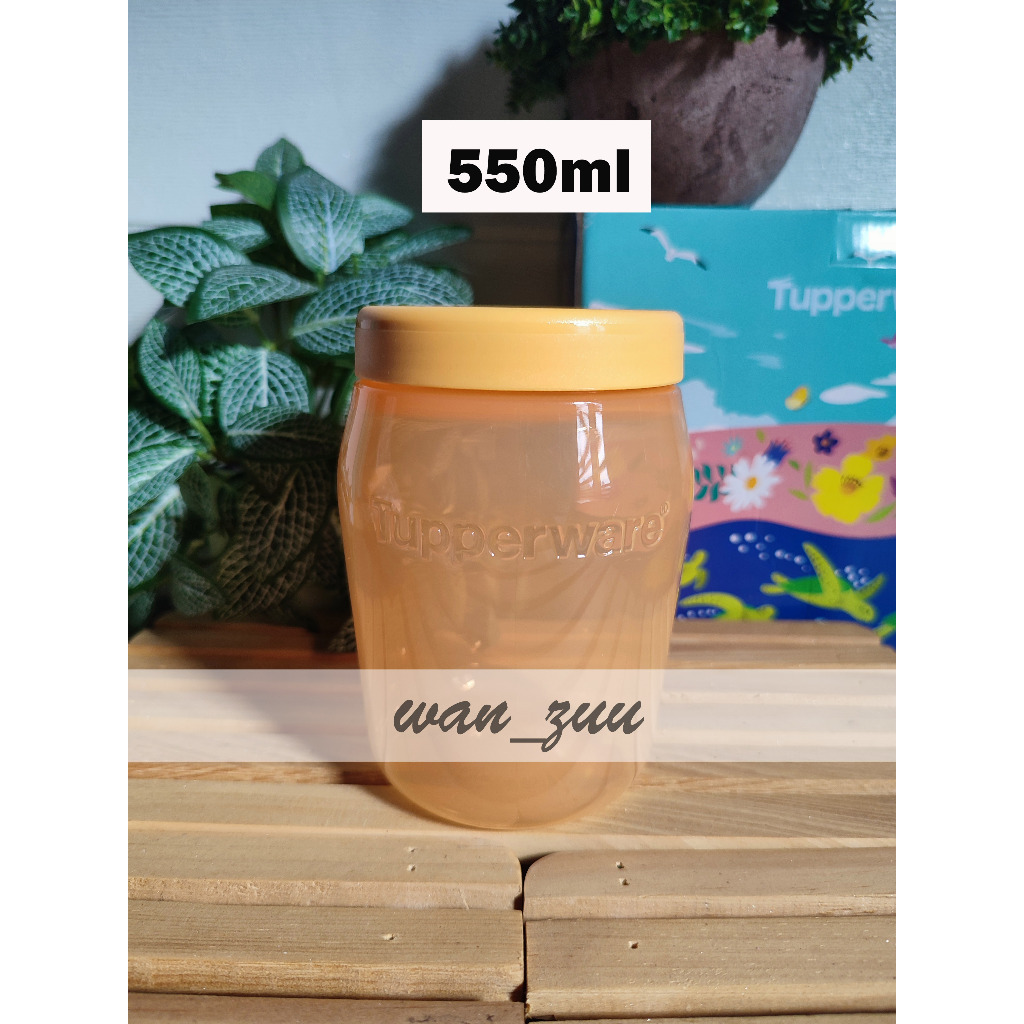 Tupperware Universal Jar 550ml (Orange) | Shopee Malaysia