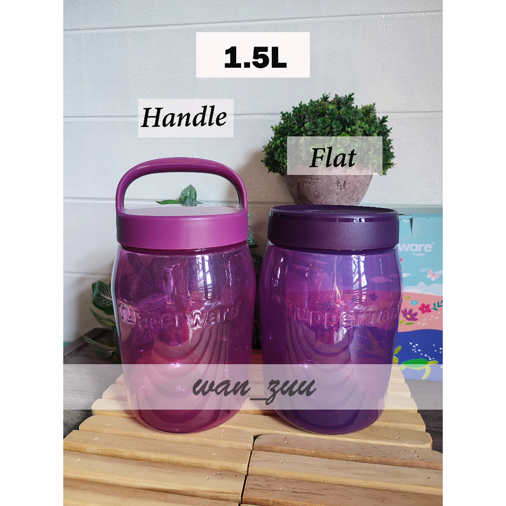 Tupperware Universal Jar 1.5L [Handle/Flat] (1pc) | Shopee Malaysia