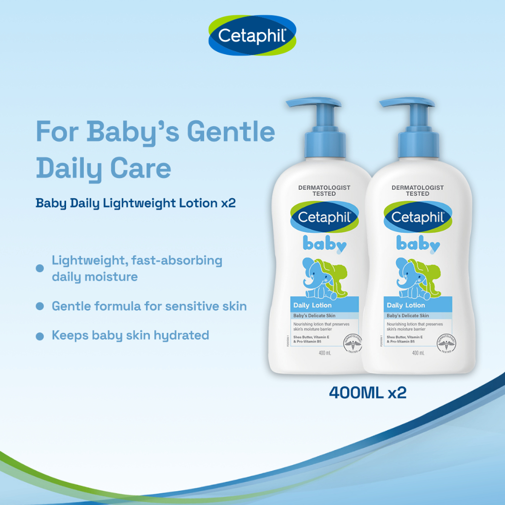 Cetaphil Baby Daily Lightweight Lotion For Body For Baby Delicate Skin ...