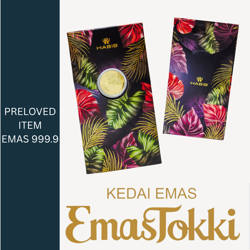 Emas Tokki 0.2g 999.9 Gold Coin - HABIB ( Preloved ) | Shopee Malaysia