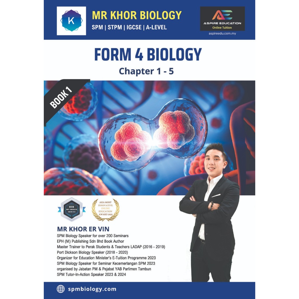 AE Form 4 Biology Bilingual Tuition Notes [Strictly for Mr Khor’s ...