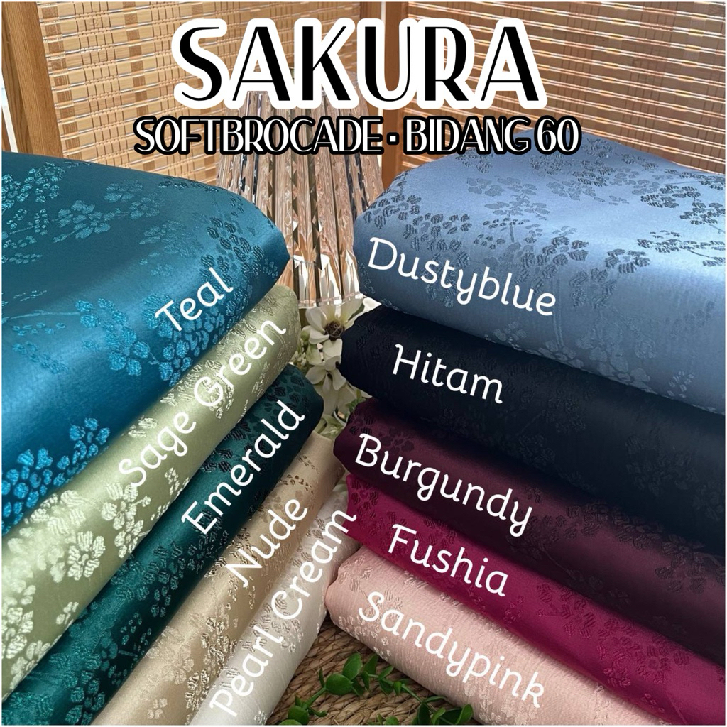 🌹 SOFTBROCADE SULAM TIMBUL KAIN PASANG BIDANG 60 🌹CORAK SULAM ROSE ...