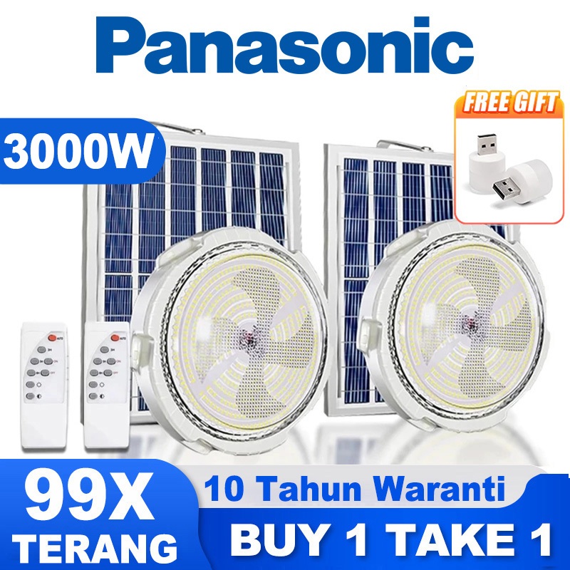 Panasonic 3000W lampu solar outdoor waterproof Solar Light Indoor Lamp ...