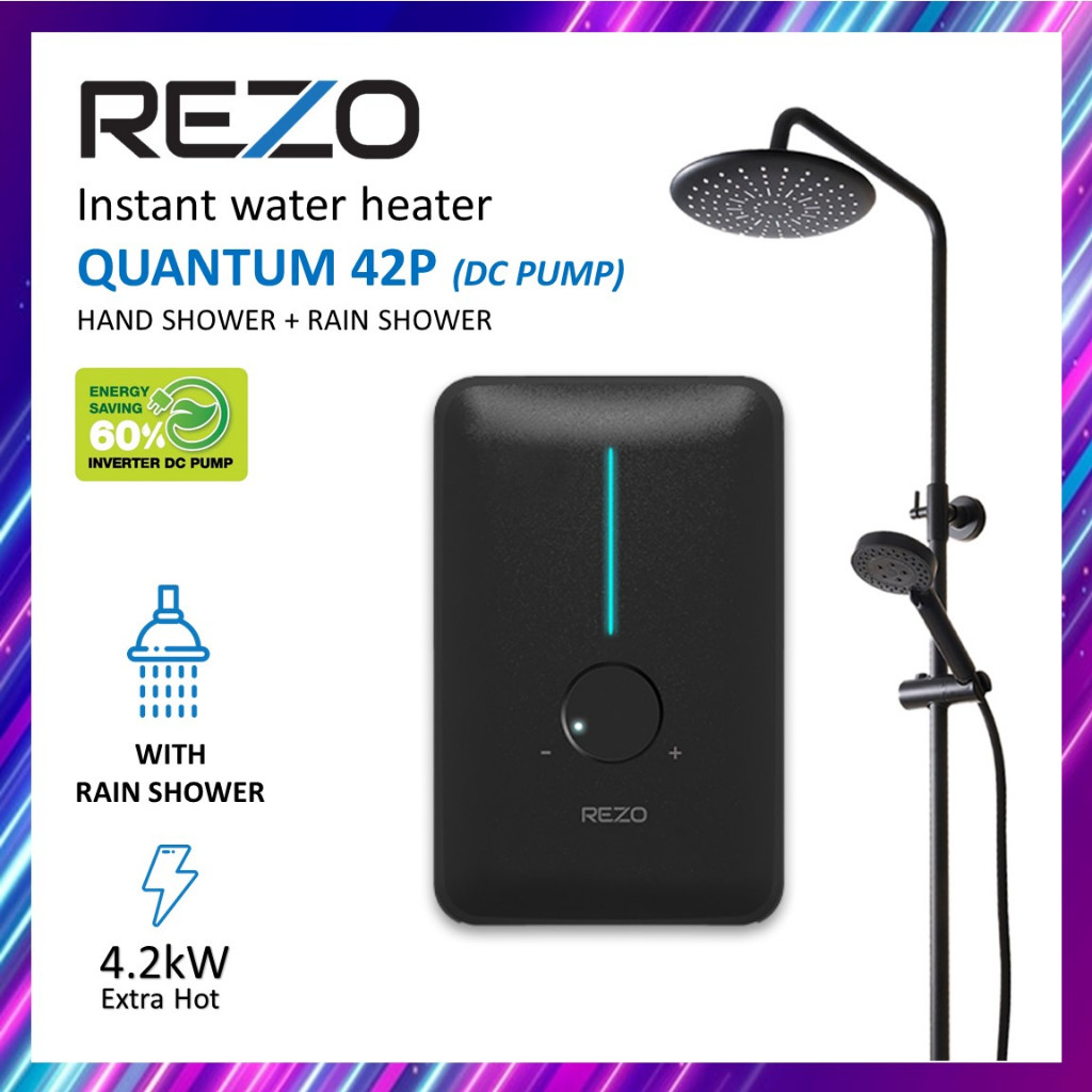 REZO Water Heater DC INVERTER PUMP CORAL 42P QUANTUM 42P Pemanas Air ...