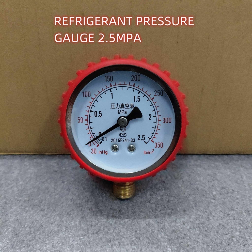Refrigerant pressure single gauge (analog meter)2.5MPA (1/4'')check ...