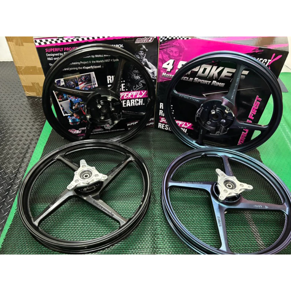 NMAX V2 PNP 17Inci Sport Rim Superfly Project X 4 Spokes (1.60-17 1.60 ...