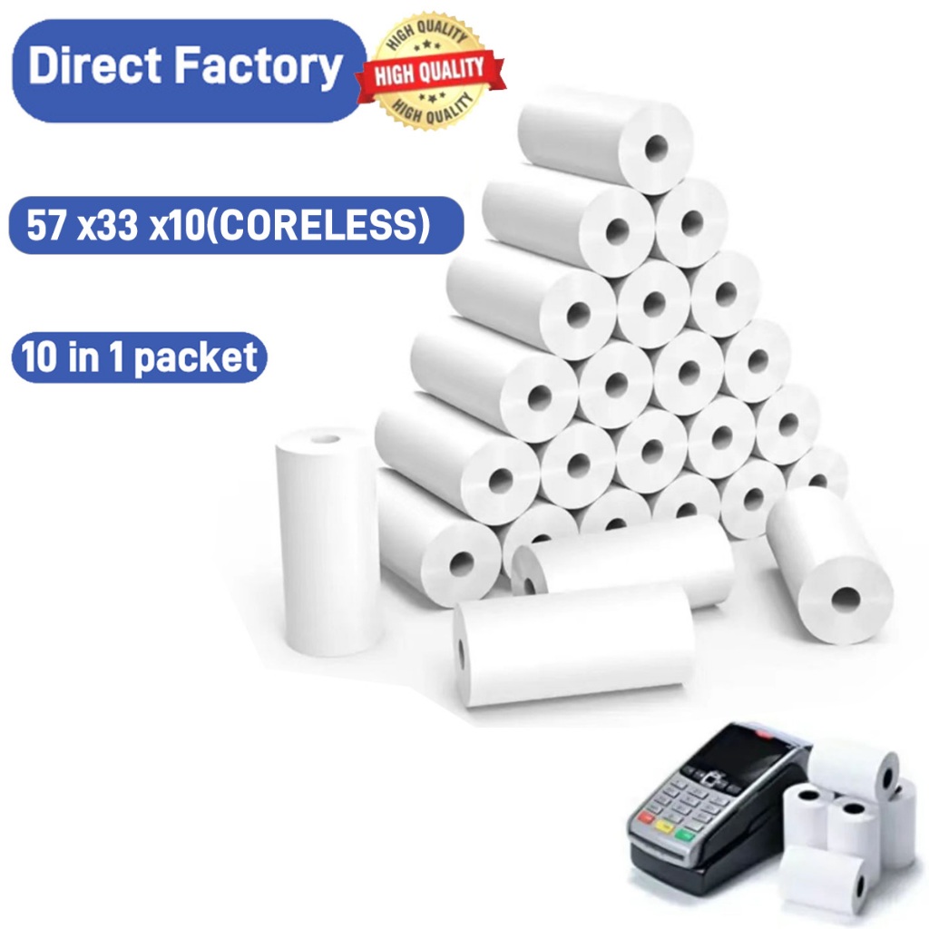 [Factory Direct Sales] High Quality Thermal Paper Roll 57mmX33mm ...