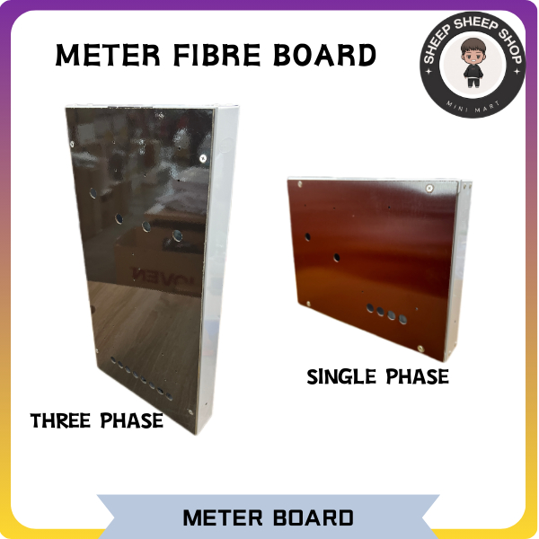 [ TNB ] THREE PHASE / SINGLE PHASE KWH METER BOARD 415V/240V (FIBRE ...