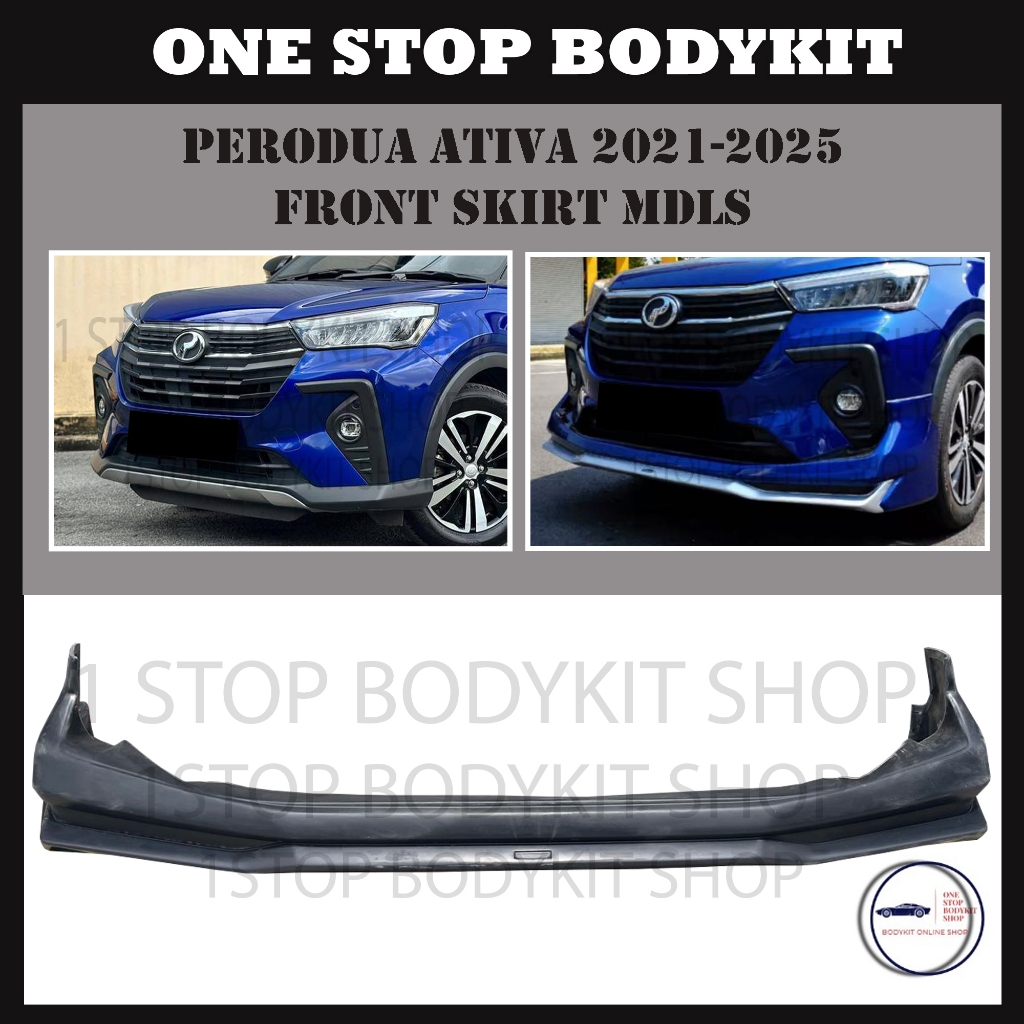PERODUA ATIVA 2021-2025 MDLS FRONT SKIRT BODYKIT (PU) | Shopee Malaysia