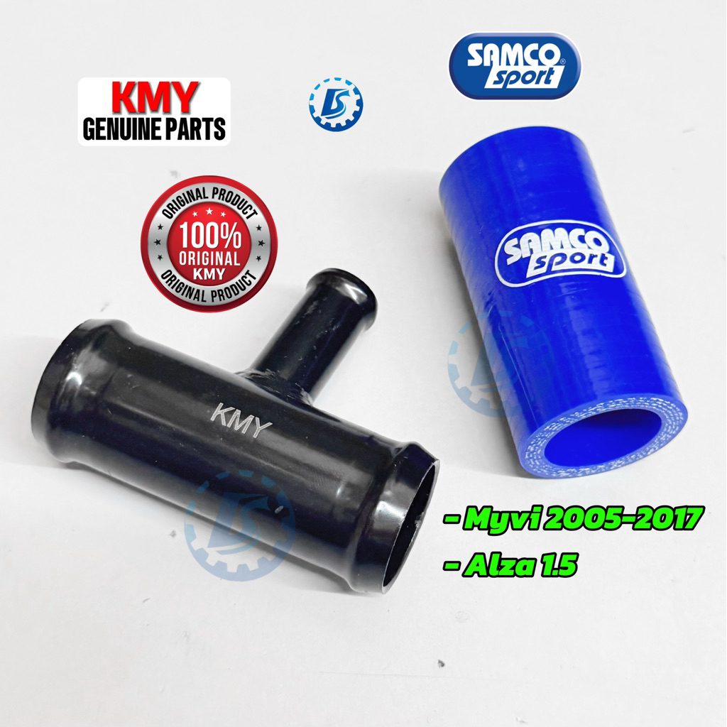🔥KMY🔥Samco Perodua Myvi Old 1.3 Lagi Best 1.5 Icon Alza Water Pump Pipe ...