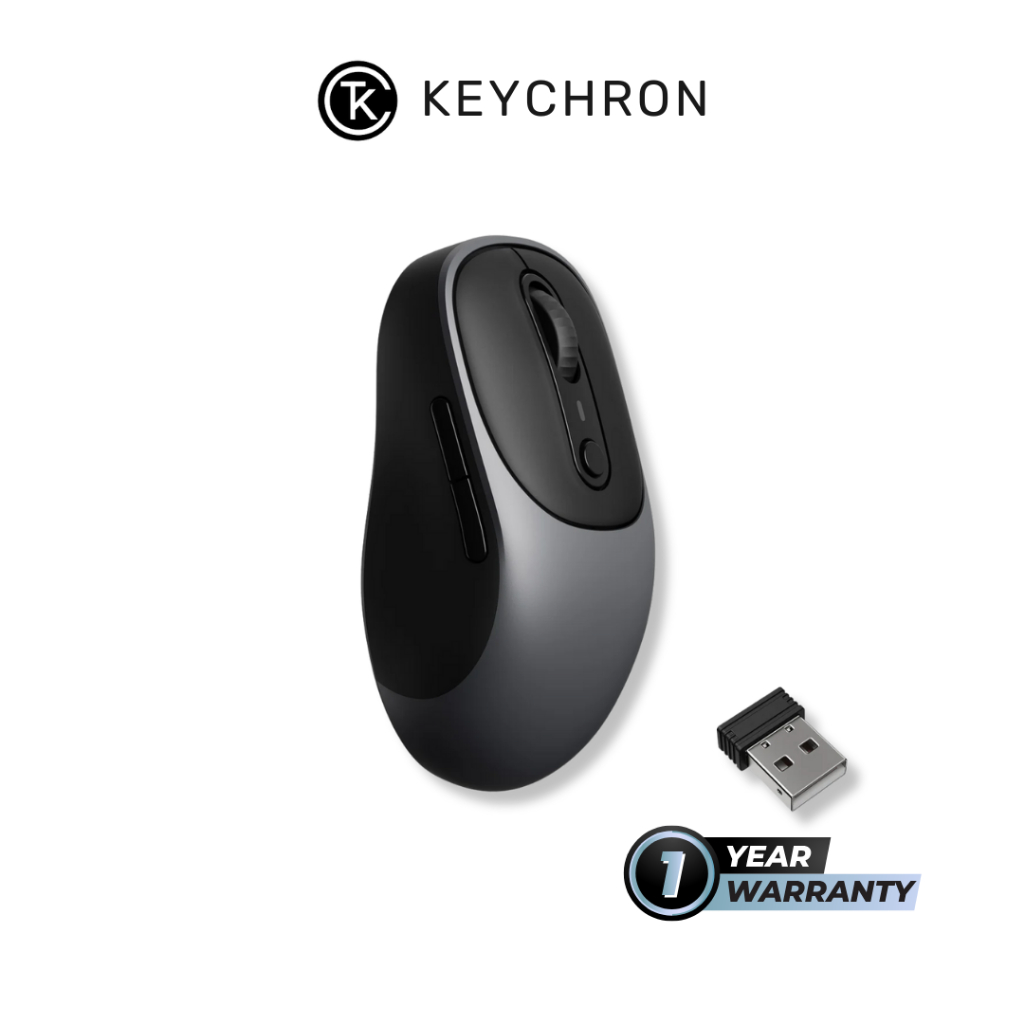 Keychron BM24 Wireless Mouse 1 Year Warranty Wireless Bluetooth Wired ...