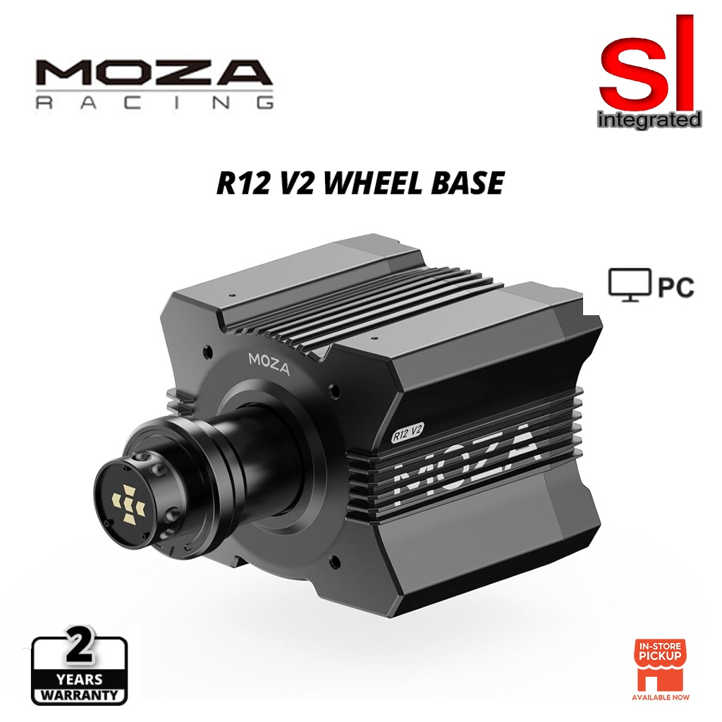 MOZA RACING R12 V2 Direct Drive Wheel Base (RS081) | Shopee Malaysia