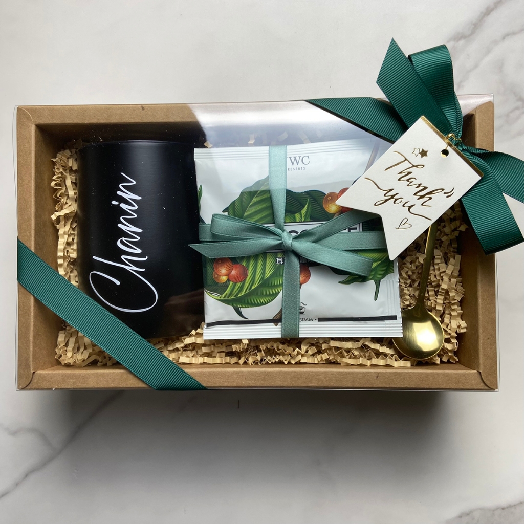 Custom Tumbler & Drip Bag Coffee | Thank You Gift Box with Coffee and ...