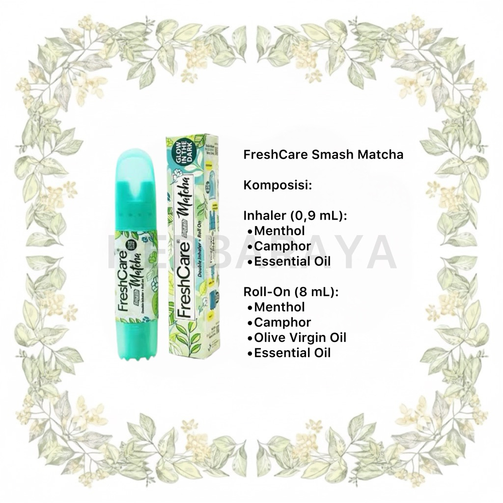 Fresh Care Smash Matcha 8ml Inhaler 💯Original | Shopee Malaysia