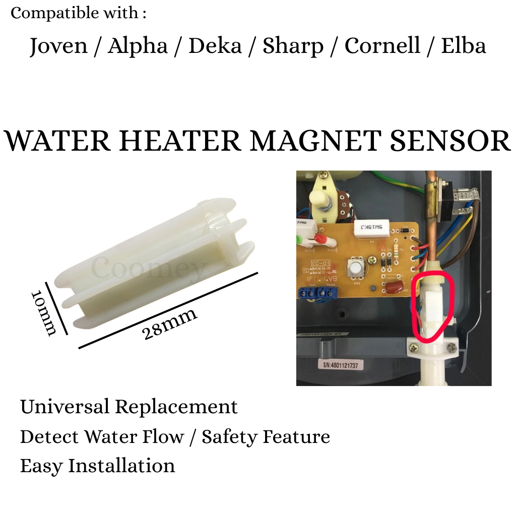 JOVEN ALPHA DEKA SHARP CORNELL ELBA Water Heater Magnet Sensor / Magnet ...