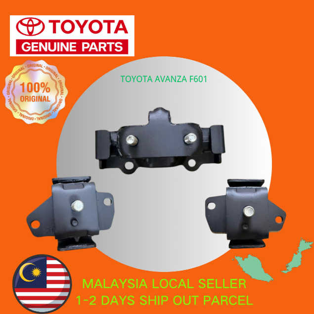Toyota Avanza F601 1.3L Original Daihatsu Engine Mounting Set Parts No ...