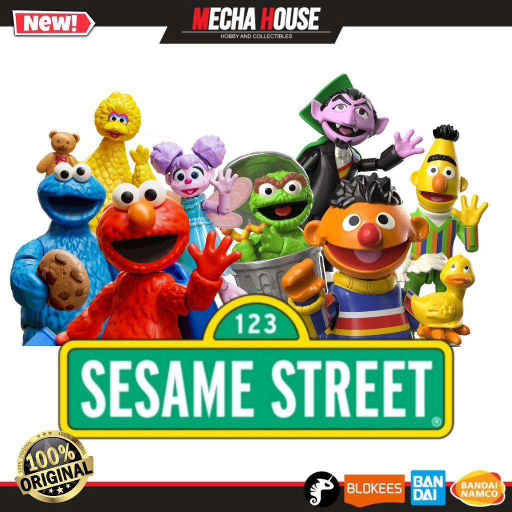[Ready Stock] Blokees PreCool Sesame Street Wave 1 & 2 Model ...