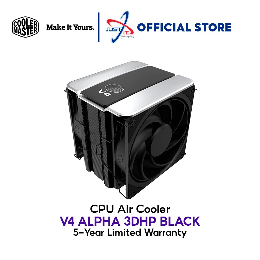 COOLER MASTER V4 ALPHA 3DHP BLACK CPU AIR COOLER | Shopee Malaysia