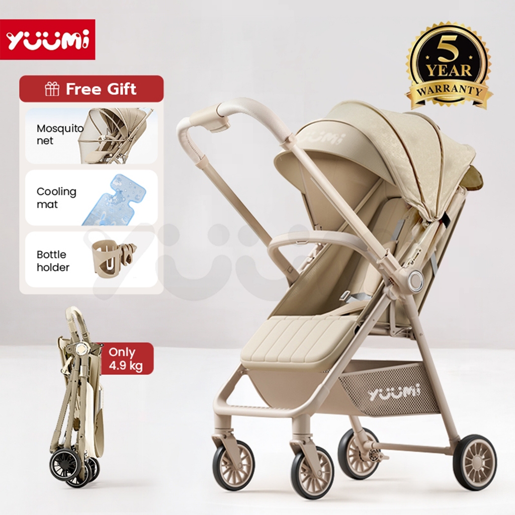 【YUUMI】Foldable two way Baby Stroller Cabin Size Lightweight Adjustable ...