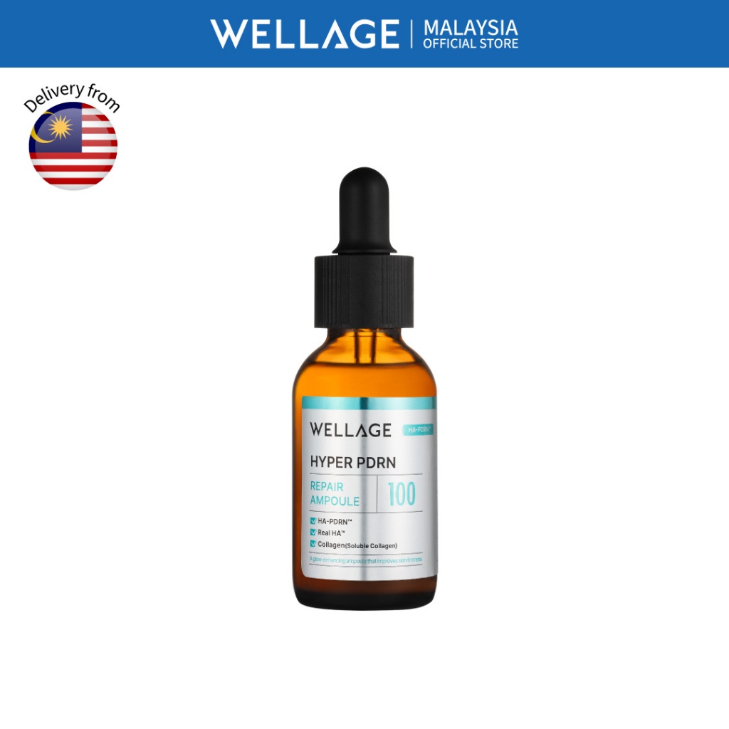 WELLAGE Hyper PDRN Repair Ampoule (30ml) | Shopee Malaysia