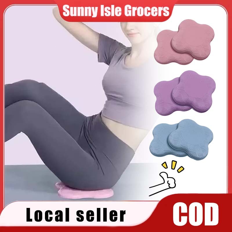 2PCS Yoga Multifunctional Non-slip Pads Knee Elbow Pads Cushion Support ...
