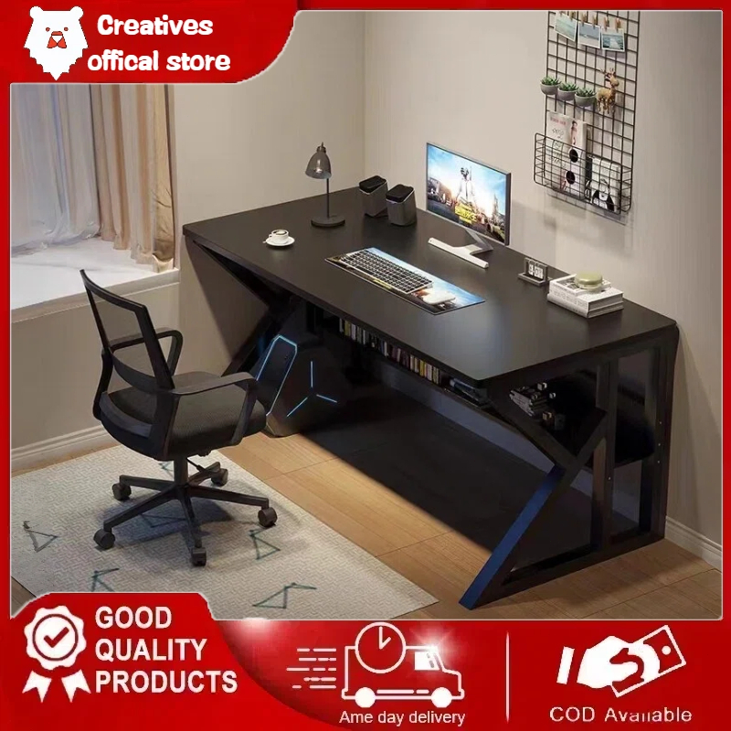 120cm Gaming Table meja gaming murah meja PC Laptop Table Meja belajar ...