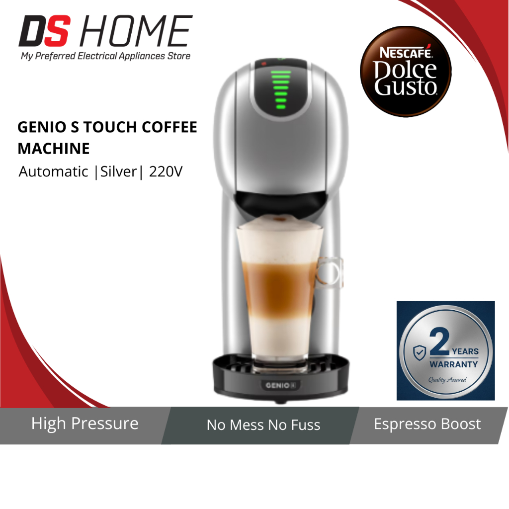 Nescafe Dolce Gusto GENIO S PLUS /TOUCH Coffee Machine Silver/Red/Black ...